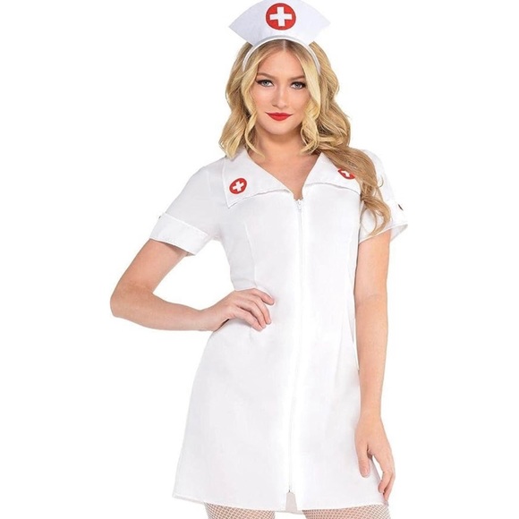 Other Hospital Nurse Costume Kit Adult Large 112 White 1 Set Poshmark